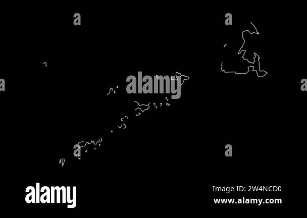 Muslim Mindanao Philippines region map outline animation Stock Video ...
