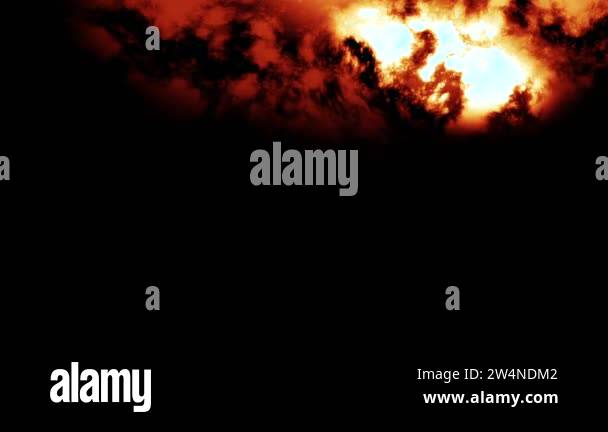 Realistic Fire Video Effect for Backgrounds Digital Rendering Stock ...