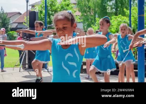 A gorgeous mulatto girl is dancing too. All girls are grogeous and are ...