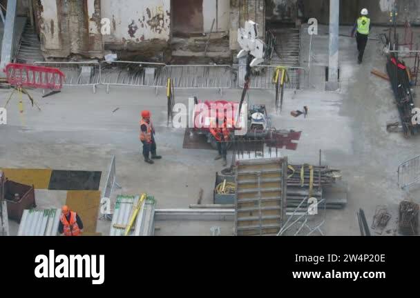 Crane lifting rebar steel Stock Videos & Footage - HD and 4K Video ...