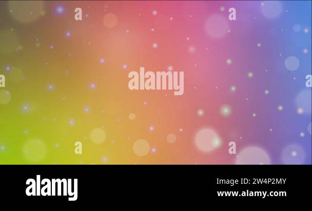 4K looping light multicolor animated video in celebration style. Modern ...