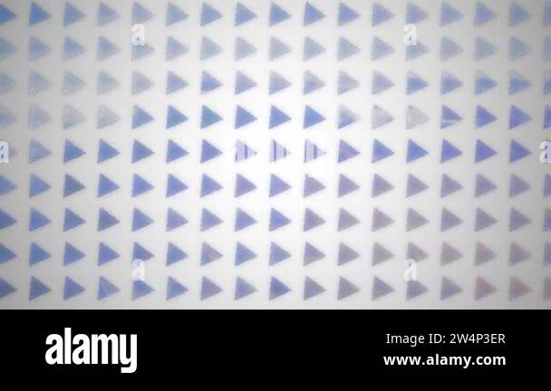 A Rows of triangle shapes spinning around stationary motion graphic background animation Stock ...