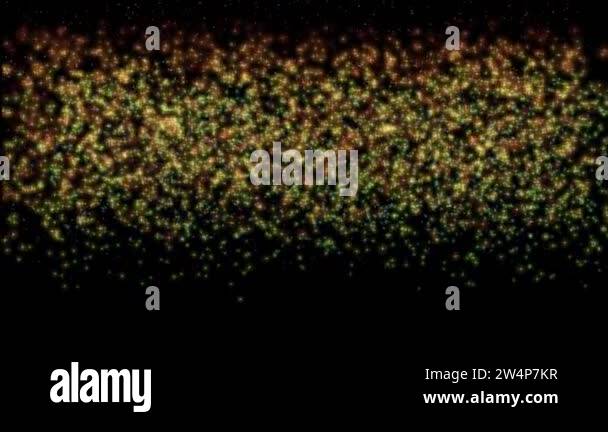 Particles animation to represent sky full of shining stars that moves ...