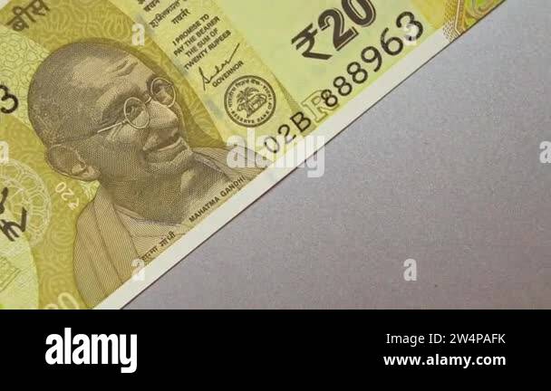 20 rupees note Stock Videos & Footage - HD and 4K Video Clips - Alamy
