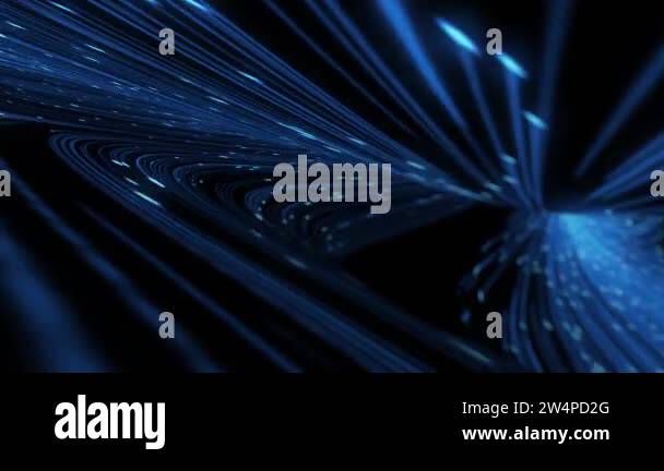 Abstract Digital Web Network And Communication Data Lines Loop/ 4k ...