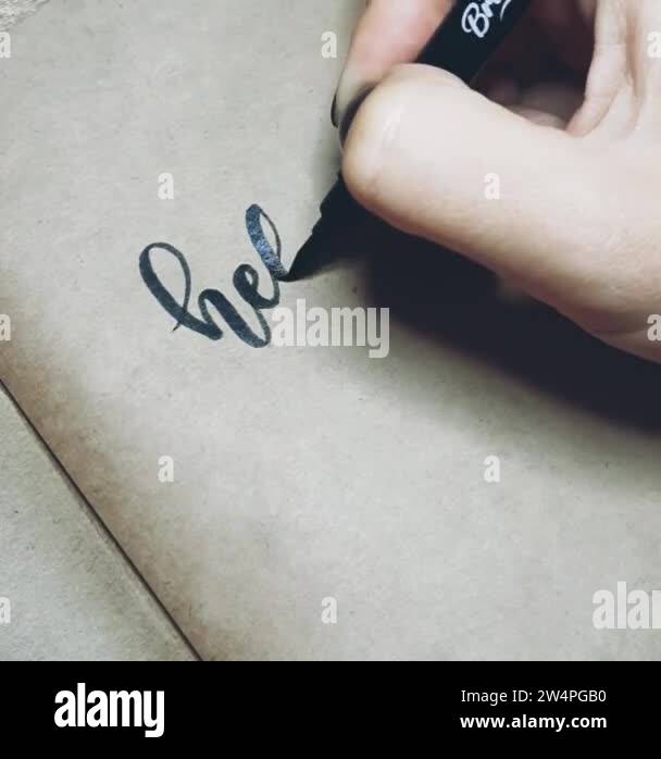 Lettering craft Stock Videos & Footage - HD and 4K Video Clips - Alamy