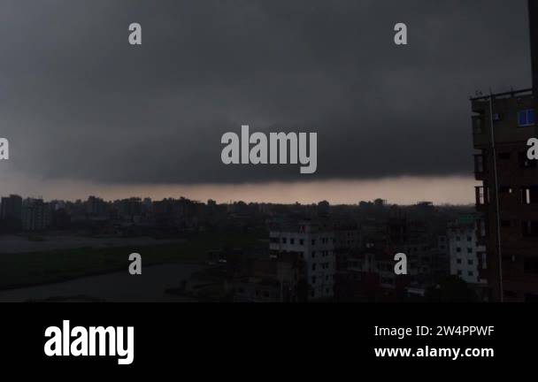 Seasonal storms are creating hostile weather and heavy rain clouds are ...