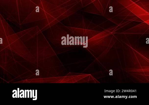 Red Triangle Polygons Low Poly Displaced Surface Connecting Lines Loop ...