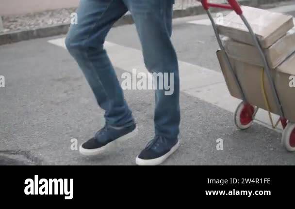 Postman cart Stock Videos & Footage - HD and 4K Video Clips - Alamy