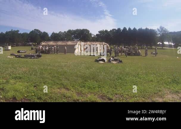 Military camp setup Stock Videos & Footage - HD and 4K Video Clips - Alamy