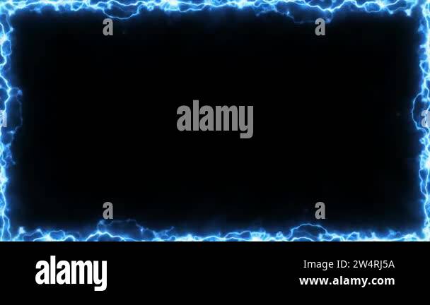 Dynamic Electric Arcs Frame Action Fx Loop/ 4k animation of a dynamic ...