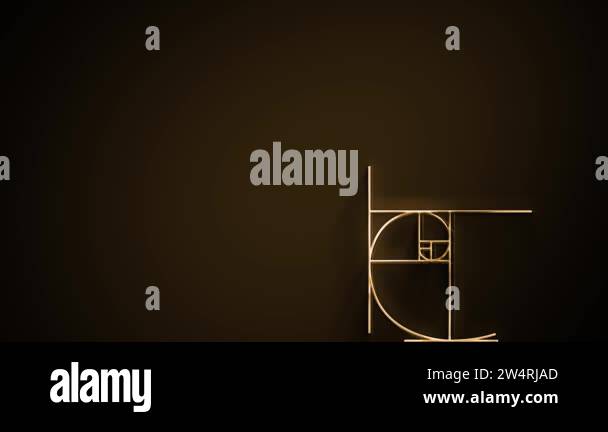 Golden Ratio On Old Vintage Ink Paper Background Animation/ 4k ...