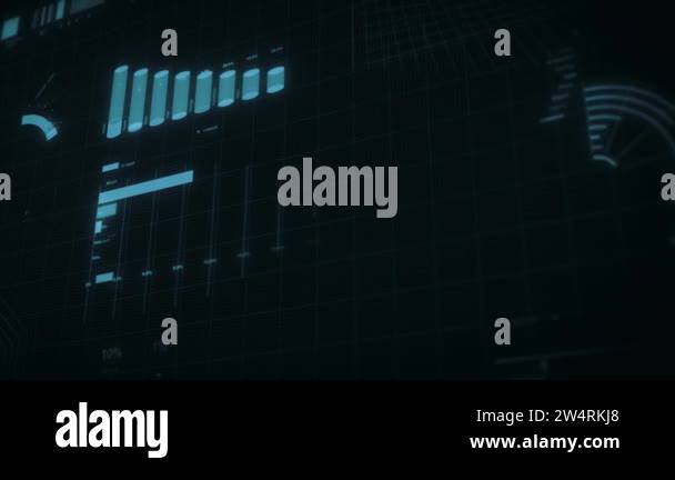 Business Statistics, Market Data And Infographics Background Layout/ 4k ...