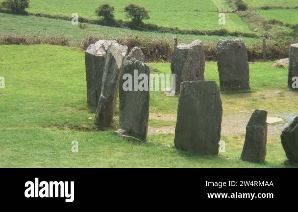 The Drombeg Stone Circle, also known as The Druid's Altar, is located ...