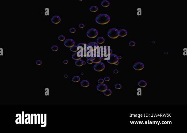 Bubbles background 4k animation Stock Video Footage - Alamy