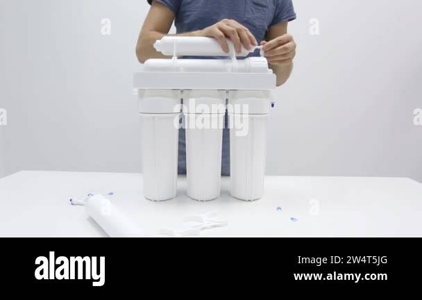 Fast process of adjustment, assembling of small parts and tubes, tanks ...