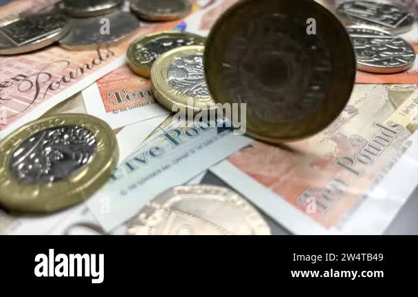 Pile of sterling money notes Stock Videos & Footage - HD and 4K Video ...