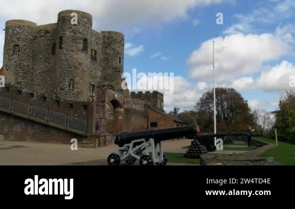CASTLE, RYE, EAST SUSSEX, UK - 10/20/2020: 14th-century Ypres Tower ...