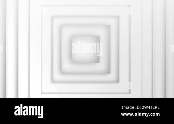 Animation Of Multiple 3d White Squares Moving In Seamless Loop In