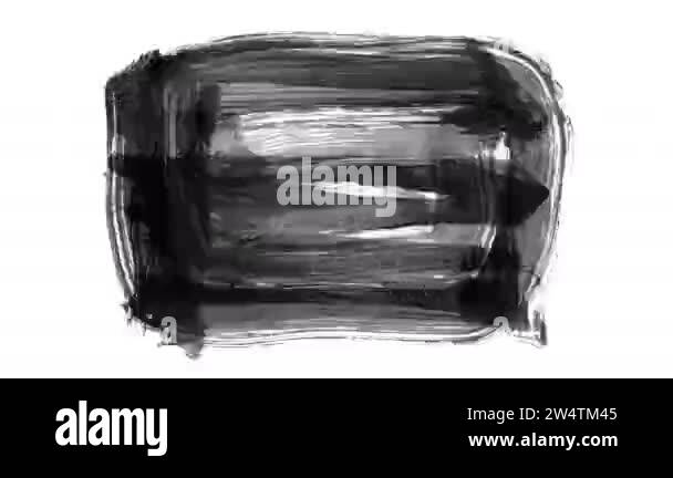 Animation grunge brushstrokes on a white background. Abstract hand ...