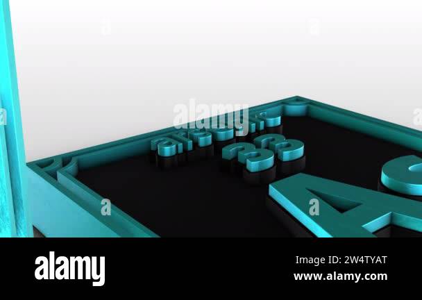 Periodic Table Of Elements - arsenic - As - 3d animation model on a ...