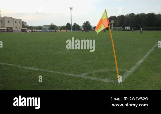 Football stadium corner flag Stock Videos & Footage - HD and 4K Video ...