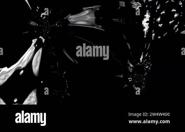 Abstract Black to White Grunge Fluid Flow Transition Background. 4K ...