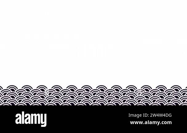 Japanese traditional ripple background animation. Represents a calm and ...