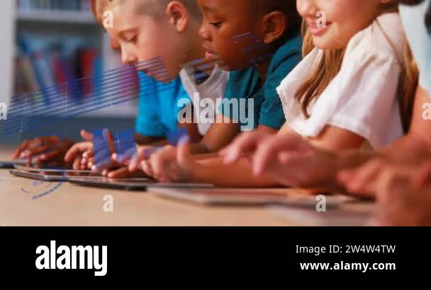 Kids computer classroom row Stock Videos & Footage - HD and 4K Video ...