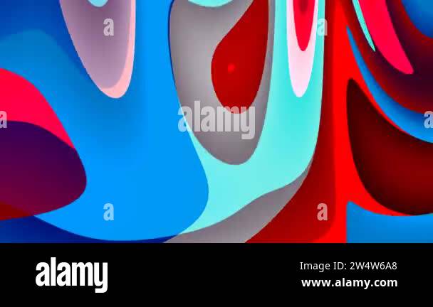 Folding Bending Blobs Bolus of Colors Stock Video Footage - Alamy