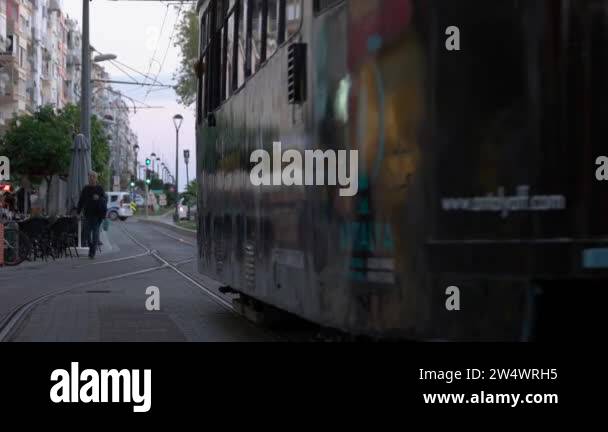 Tram tramway streetcar rails Stock Videos & Footage - HD and 4K Video ...