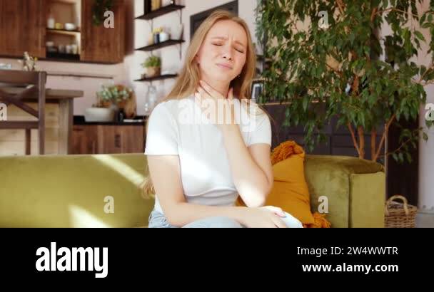 Swollen tonsils disease symptom Stock Videos & Footage - HD and 4K Video Clips - Alamy