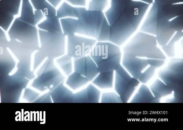 Evolving dark broken wall leaking light rays background loop Stock ...