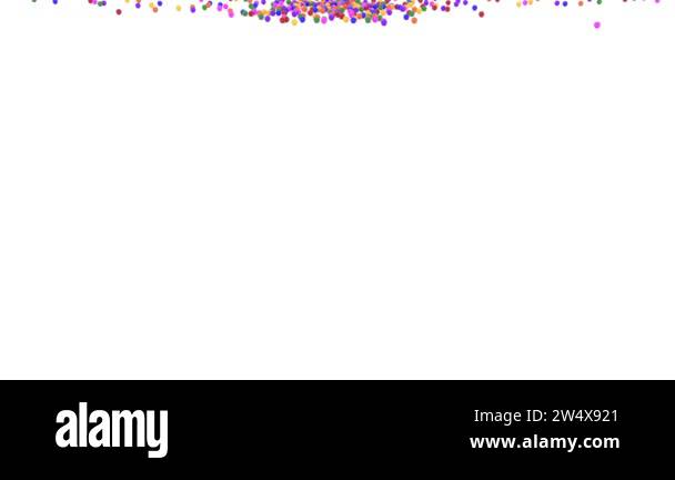 Colorful balls rolling down a ramp. 3D simulation of colorful balls ...