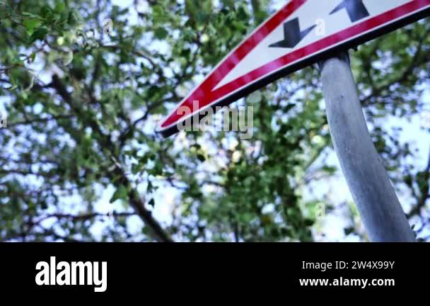 Signpost triangle Stock Videos & Footage - HD and 4K Video Clips - Alamy