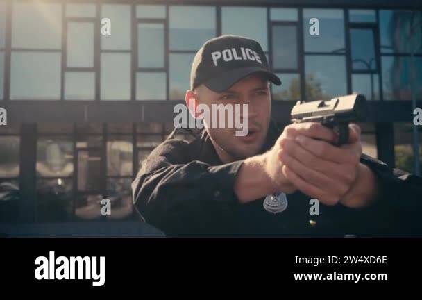 Policeman with gun Stock Videos & Footage - HD and 4K Video Clips - Alamy
