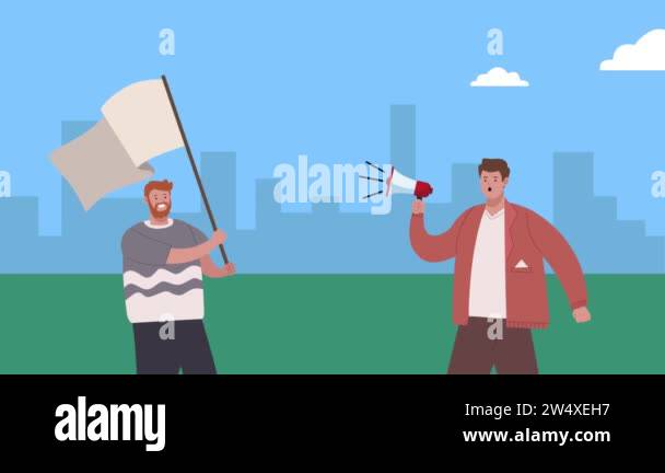 Men protesting Stock Videos & Footage - HD and 4K Video Clips - Alamy