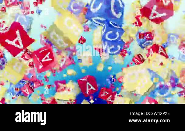 Alphabet red blue Stock Videos & Footage - HD and 4K Video Clips - Alamy