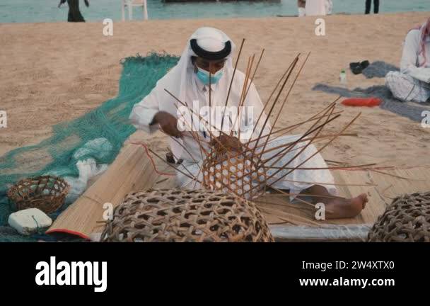 Katara tenth traditional dhow festival in Doha Qatar afternoon shot ...