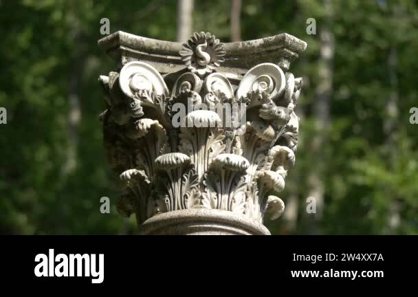 Roman sculpted corinthian pillars Stock Videos & Footage - HD and 4K ...