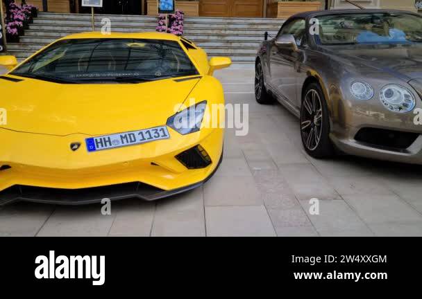 Monte-Carlo, Monaco - October 21, 2020: 8K Luxury Cars (Lamborghini ...