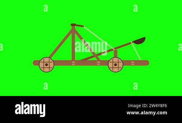 Medieval catapult illustration Stock Videos & Footage - HD and 4K Video ...