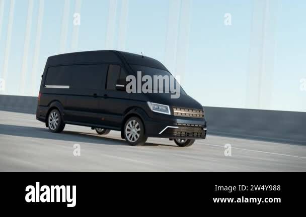 Black cargo van Stock Videos & Footage - HD and 4K Video Clips - Alamy