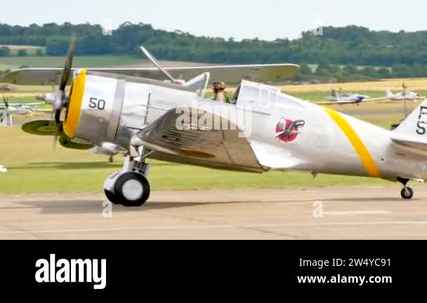 Curtiss P-36 Hawk airworthy painted in US Army Air Corps silver and ...