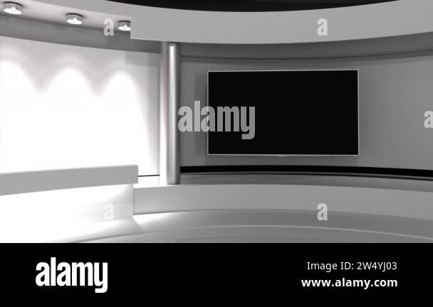 TV studio. White studio. News studio. The perfect backdrop for any ...