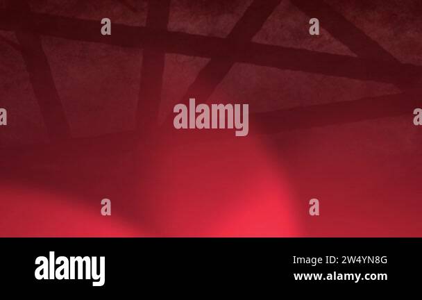 Animation of circles of red spot lights moving over dark crossed lines ...