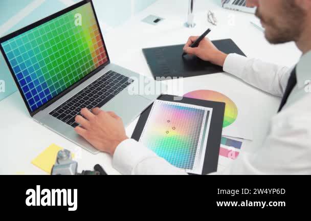 Color chart designer tool Stock Videos & Footage - HD and 4K Video ...