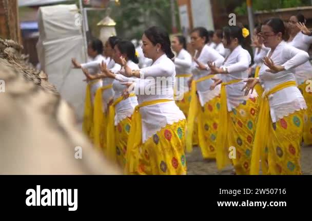 BALI,INDONESIA-APRIL 11 2021: The graceful and sacred dance called ...