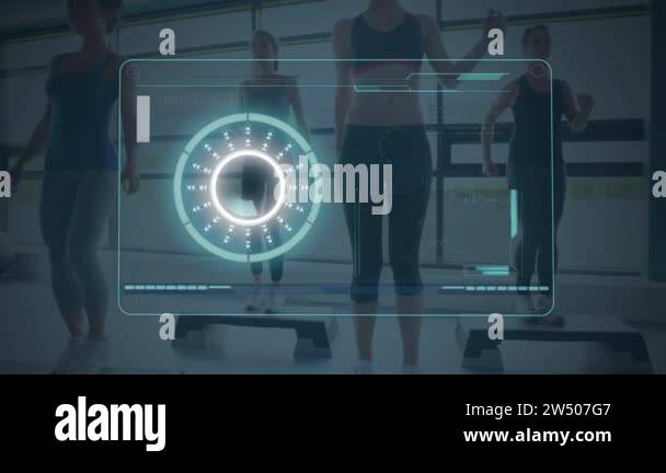 Animation women in fitness class Stock Videos & Footage - HD and 4K ...