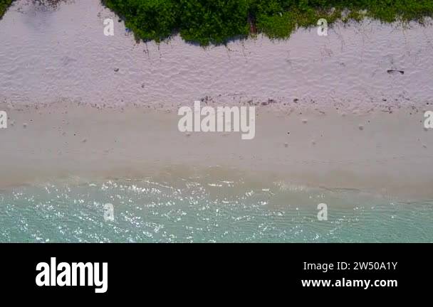Daytime tourism of beautiful island beach journey by turquoise water ...